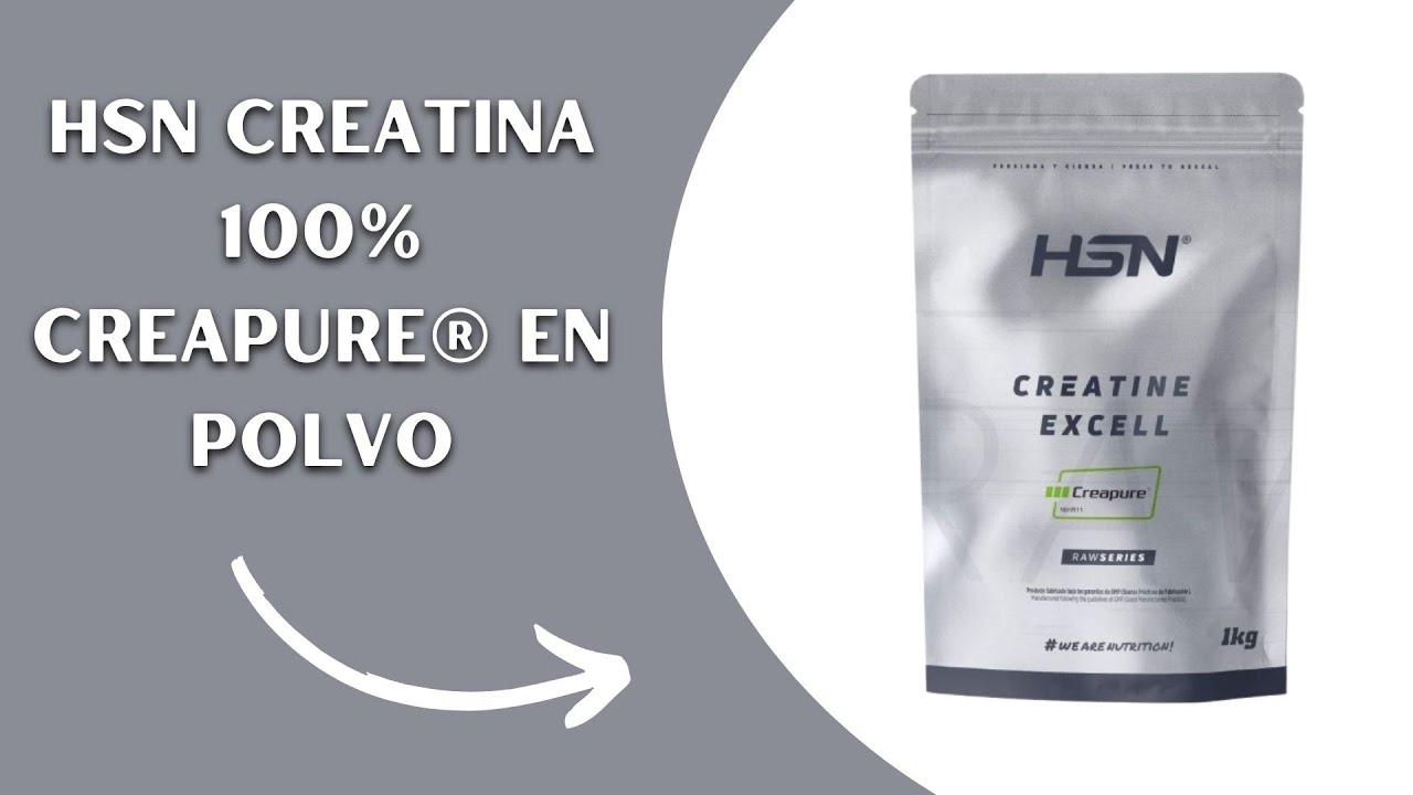 HSN Creatina 100% CREAPURE® en Polvo | Sabor Neutro - 1Kg | Sello de ...
