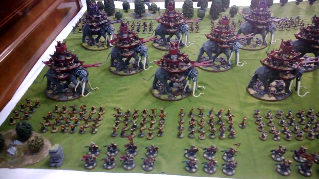 LOTR HARAD GW miniatures , my army - YouTube