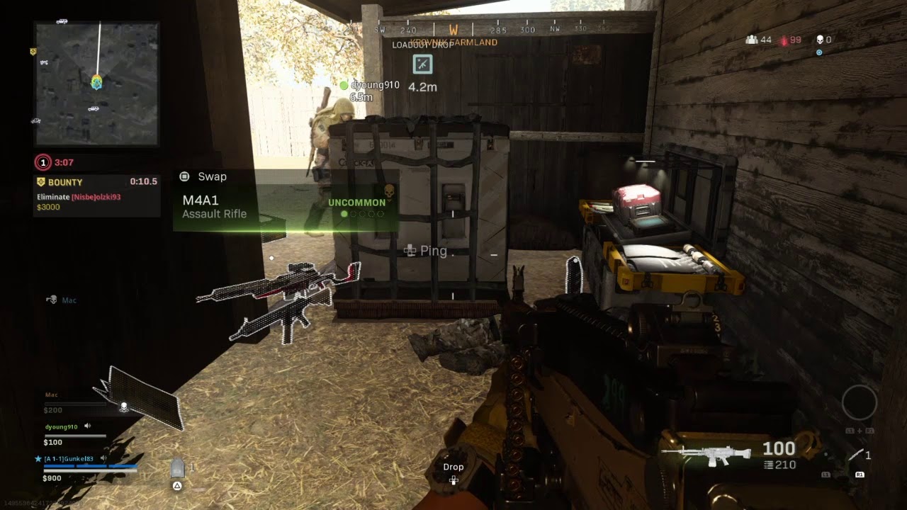 How to place a loadout in warzone - YouTube