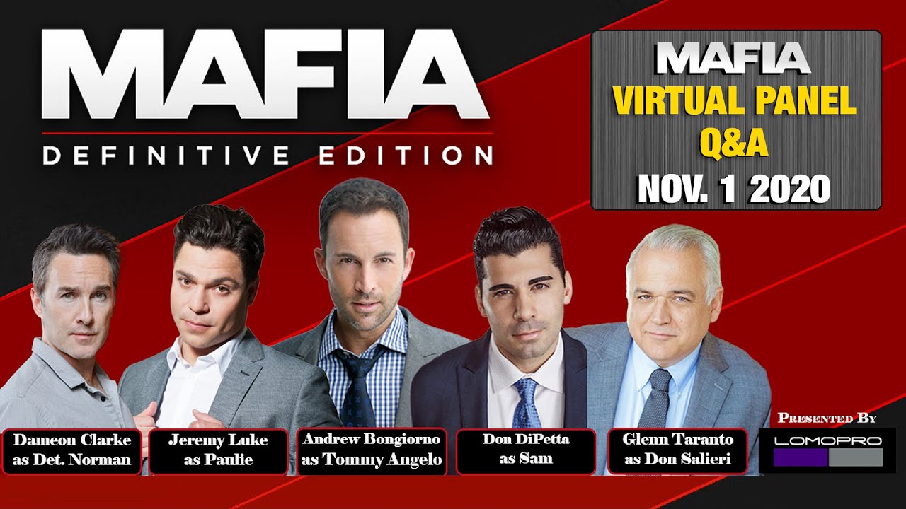 Mafia Definitive Edition Virtual Panel (Cast Q&A) November 1, 2020 ...
