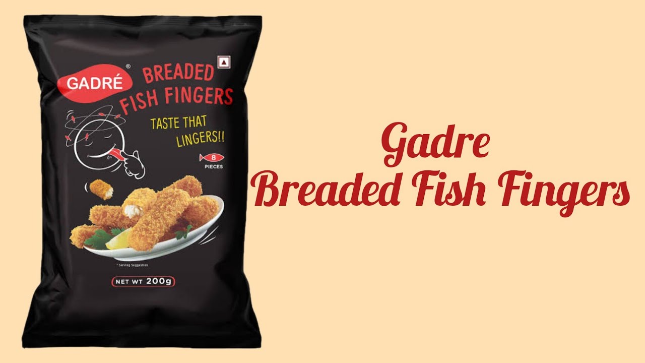 gadre breaded fish fingers ready to fry frozen fish - YouTube