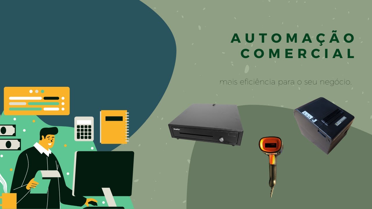 Kit automação comercial Brazil Pc BPC-C410E | AP-805 | B004A-1D - YouTube