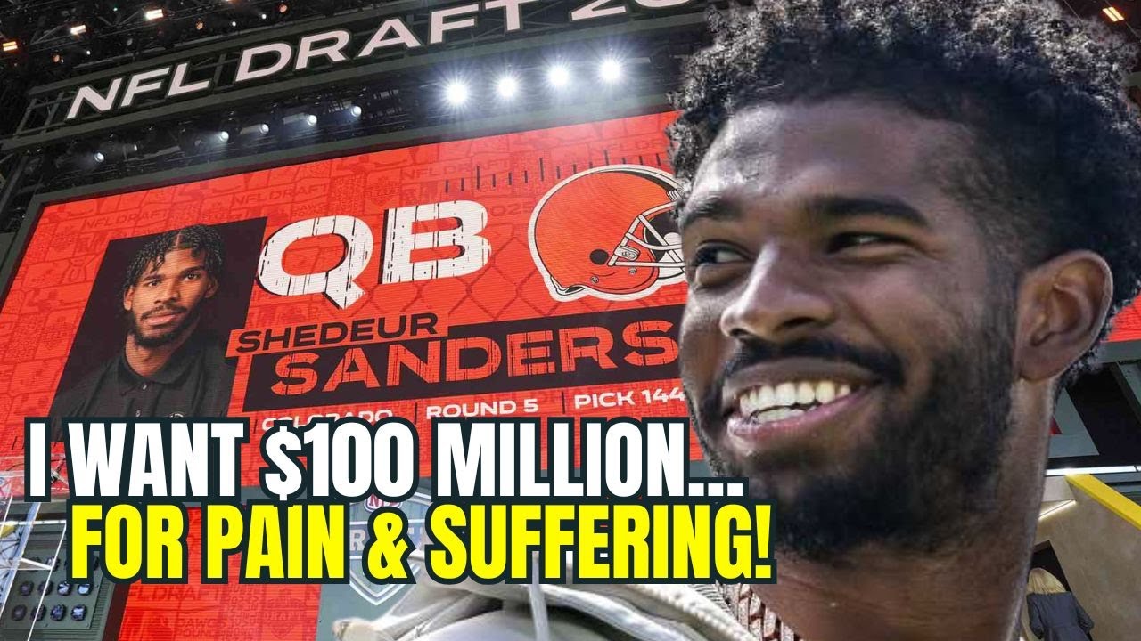 Fan Sues The NFL for $100 Million Over Shedeur Sanders Draft - YouTube
