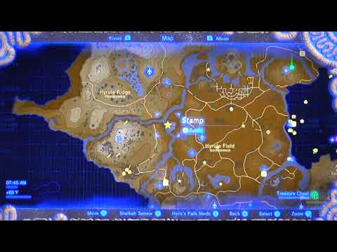 BotW#090f - Map of Midnas Helmet Location - EX Treasure: Twilight Relic ...