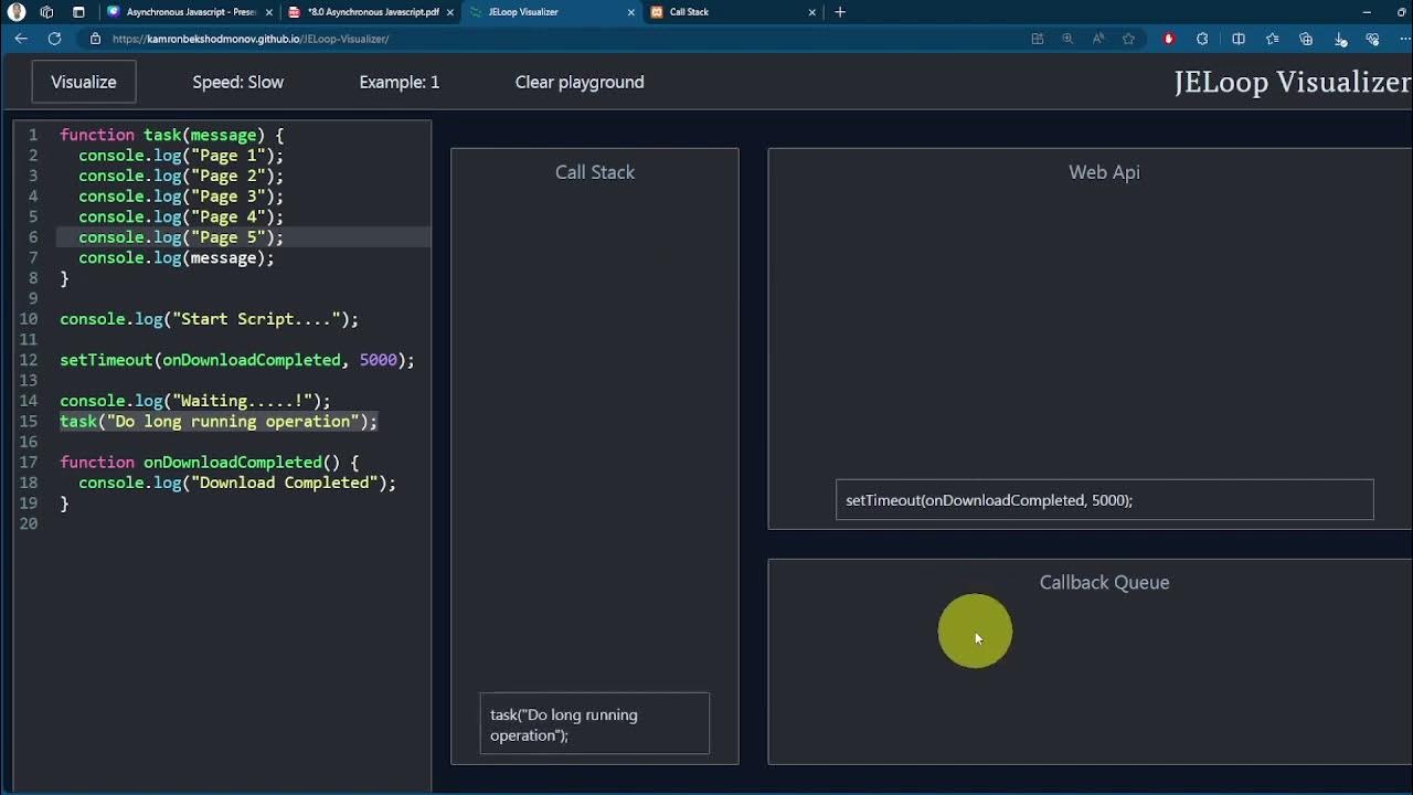 4 Asynch Callback Function And Js Runtime By Vrzn Youtube