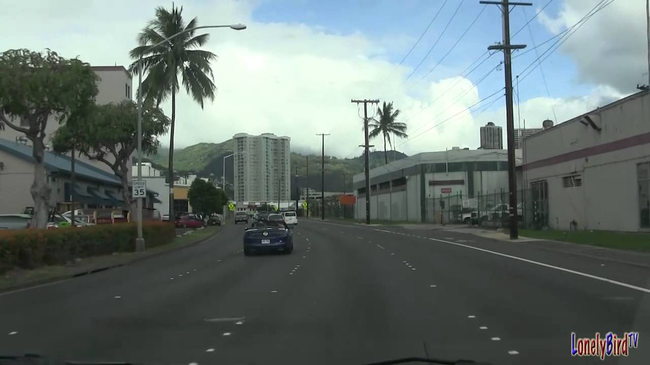 Driving From Nimitz Highway to Kalakaua in Waikiki - YouTube