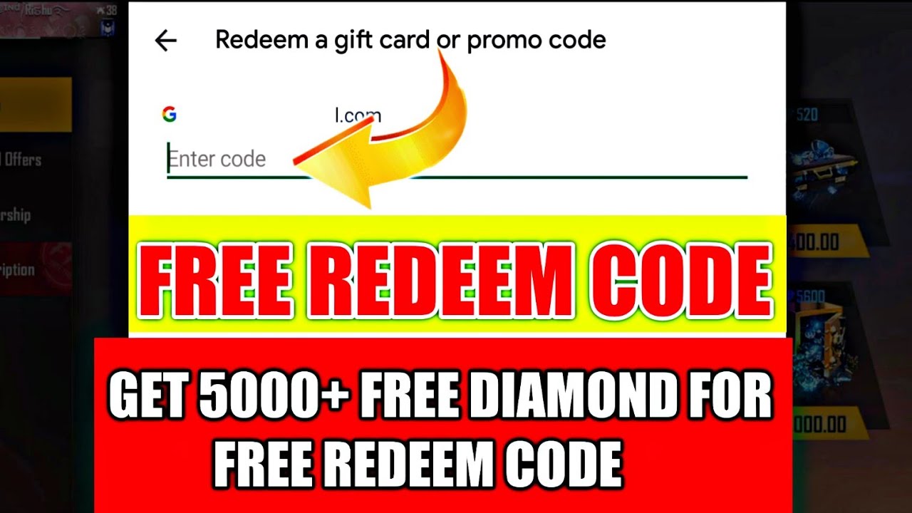 How To Top Up With Redeem Code in Free Fire || Free Redeem code se ...
