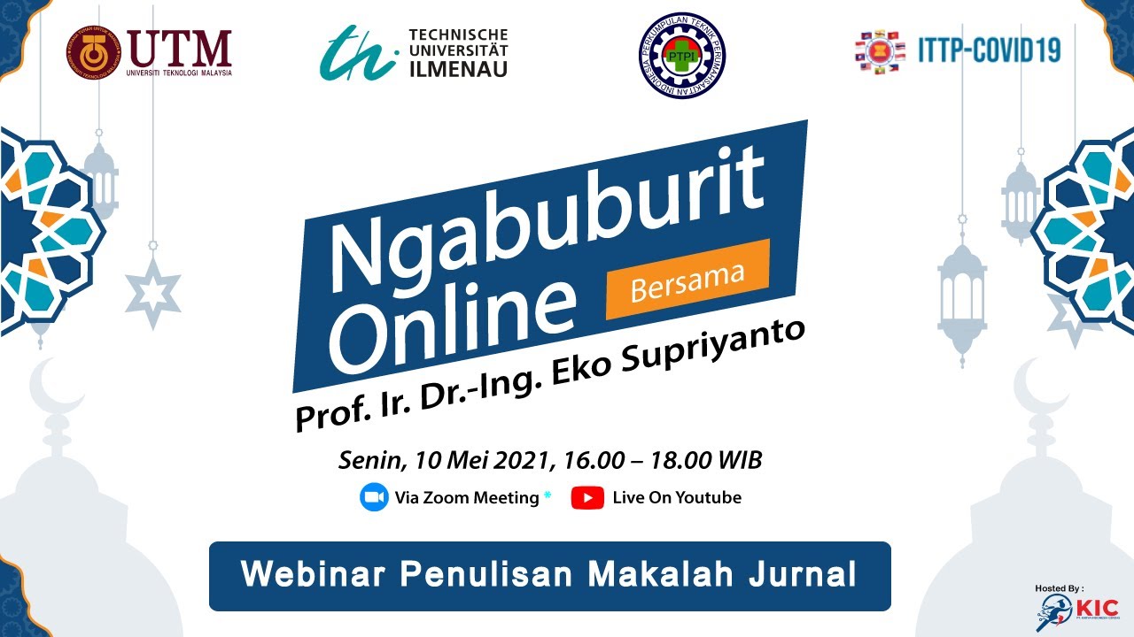Webinar Penulisan Makalah Jurnal Bersama Prof. Ir. Dr.-Ing. Eko ...