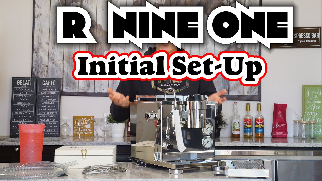 Initial Set Up: Rocket R Nine One Dual Boiler Espresso Machine - YouTube