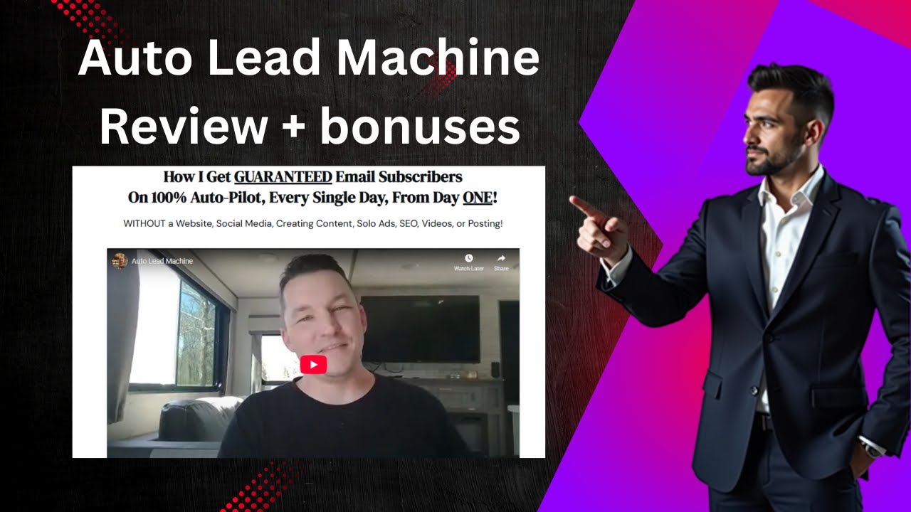 Auto Lead Machine Review + bonuses - YouTube