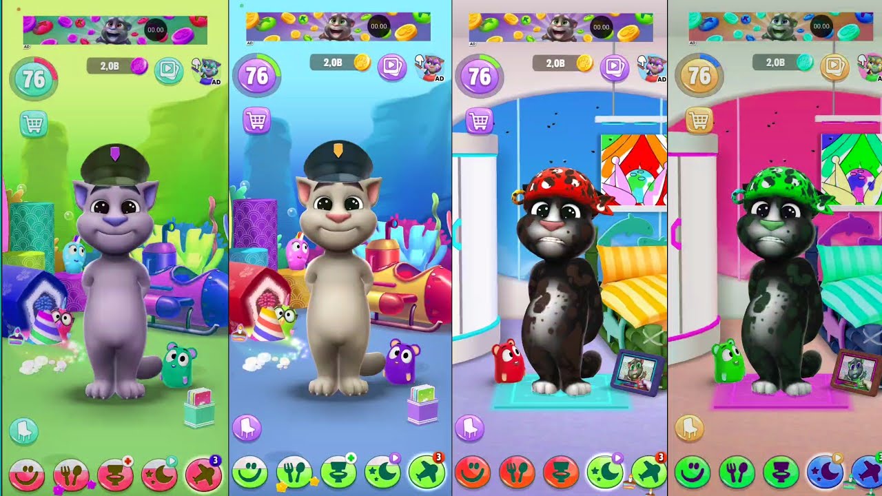 Talking Tom 2 Vs My Talking Tom 2 Epic Fail Funny moment Update eps39 ...