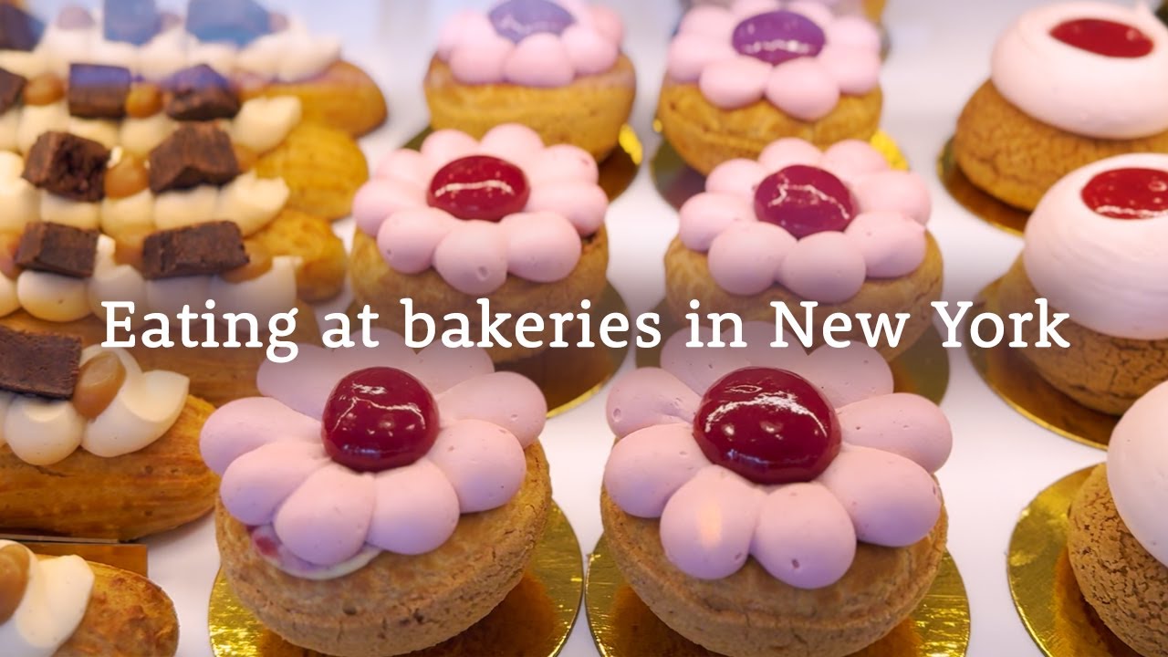 Eating at bakeries in new york city - YouTube