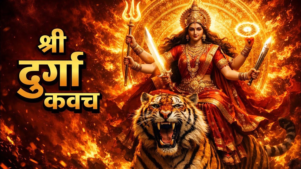 Powerful Durga Kavach | श्री दुर्गा कवच | Full Protection Mantra for ...
