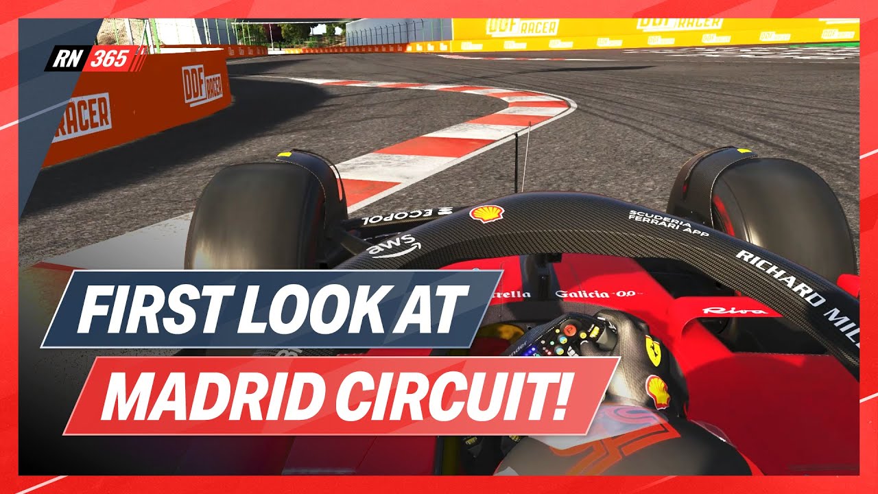MUST SEE! First Onboard Lap Around New Madrid F1 Circuit! | F1-Hotlap ...