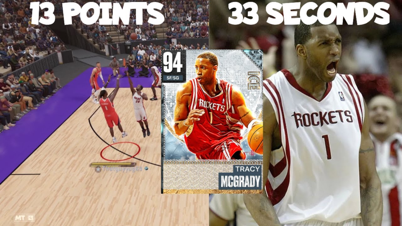Diamond Tracy McGrady, But Can He Beat 13 Points in 33 Seconds? Nba ...