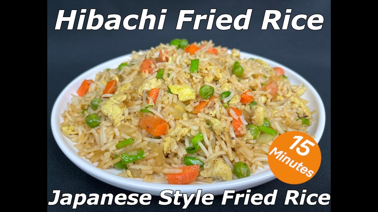 Hibachi Fried Rice | Japanese Style Fried Rice | Fried Rice | Fire Bowl ...