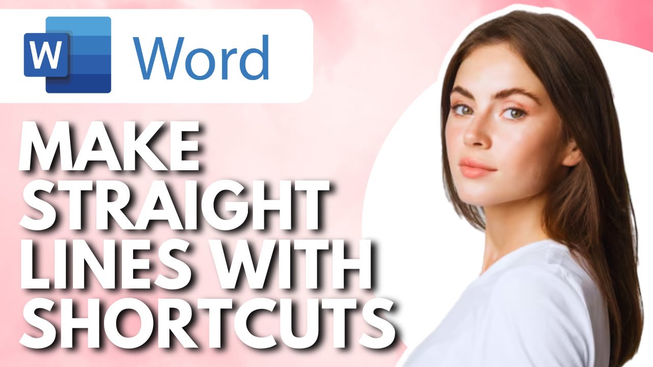 How To Make Straight Lines With Shortcuts In Word - Full Guide - YouTube