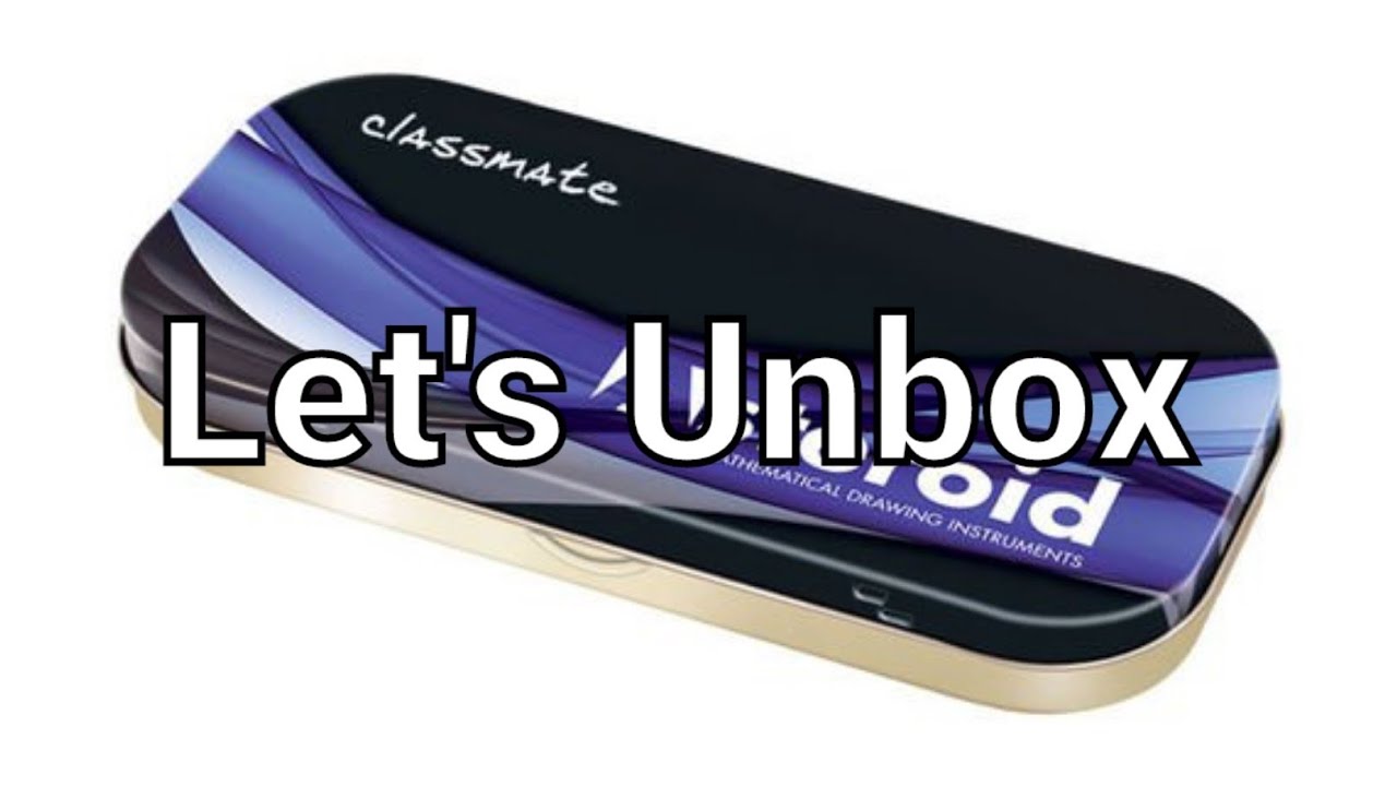 Unboxing of Classmate Asteroid Geometry box in 4 minutes | Vilas K R ...