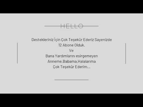 Destekleriniz İçin Size Çok Teşekkür ederiz | Hello Eb Life 