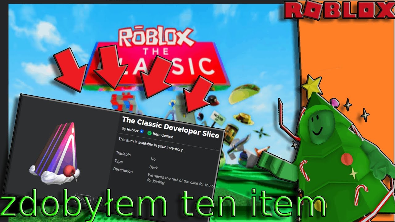 zdobyłem The Classic Developer Slice w roblox!!! |the classic - YouTube