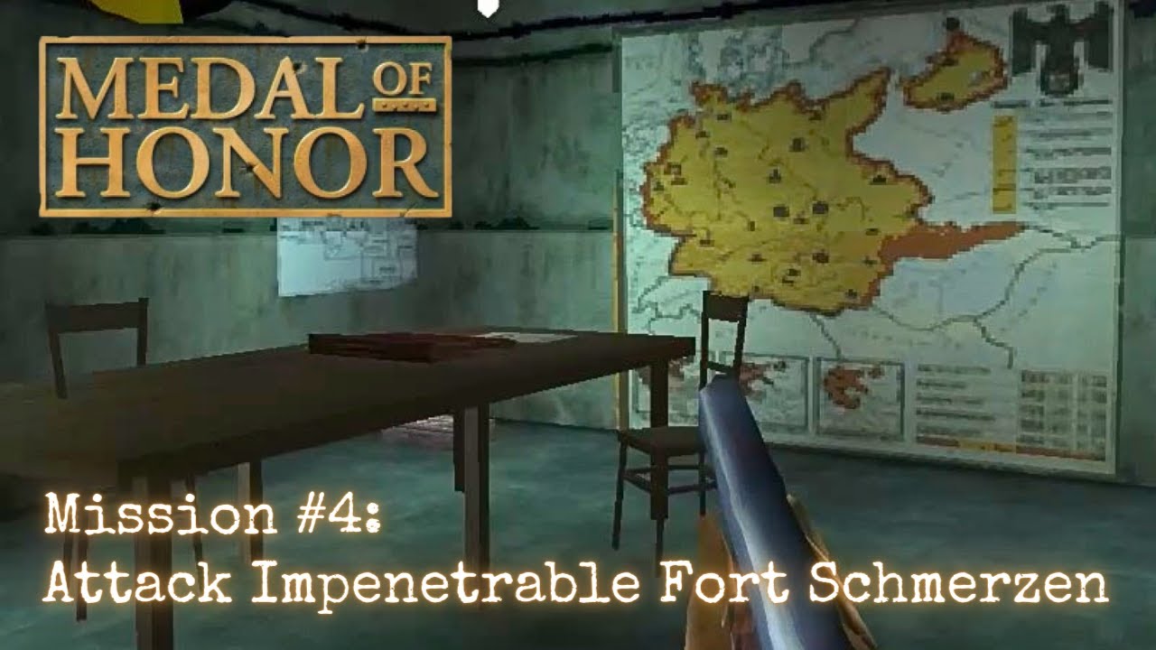 Medal of Honor - Mission #4: Attack Impenetrable Fort Schmerzen - YouTube