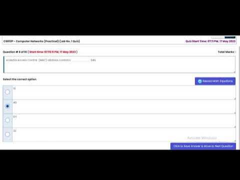 Cs601p Lab Quiz.1 || Cs610p Quiz 1 2023 || Computer Network - YouTube
