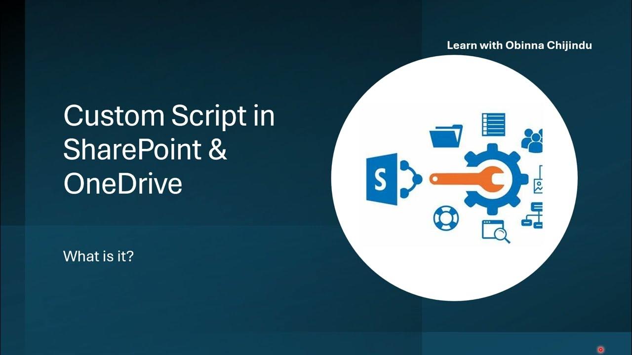 Custom Script in SharePoint and OneDrive for Business - YouTube