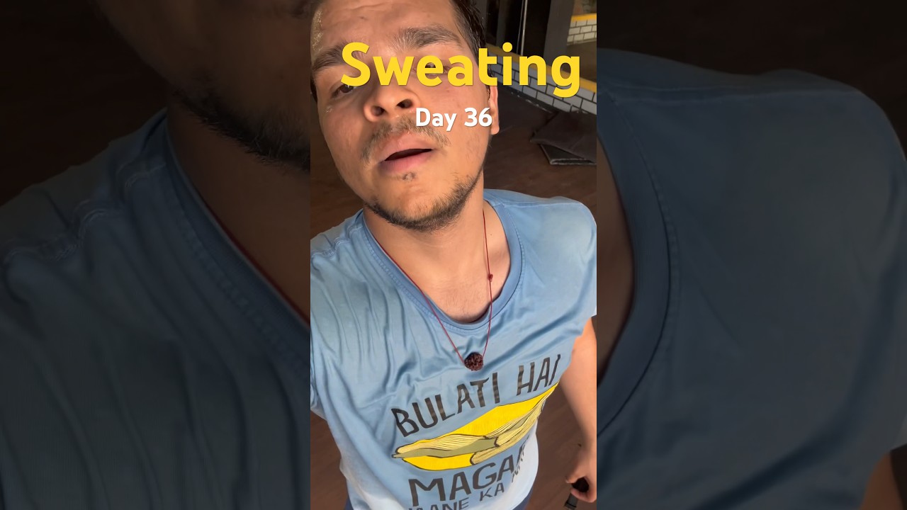 Sweating day 36.#strengthtraining #cardio #discipline #gym #motivation ...