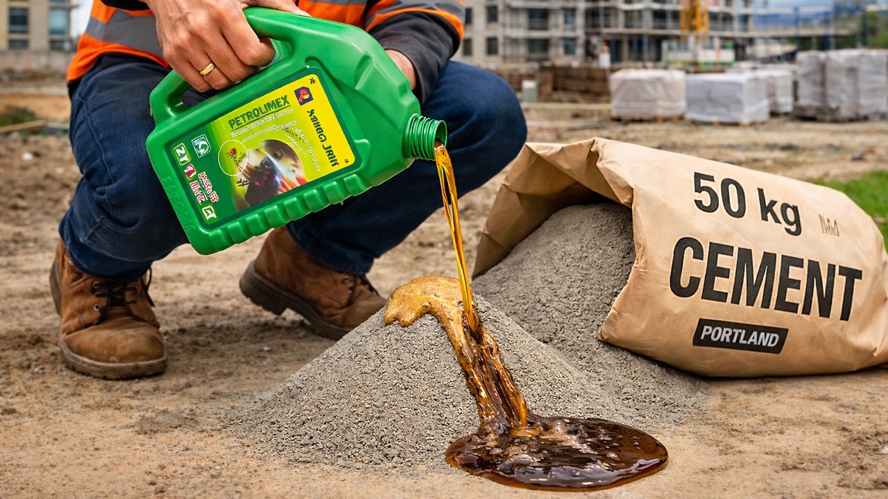 Pouring Waste Oil Into Cement: Something Billions Of People Are Unaware ...