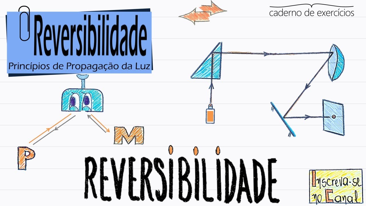Princípio da Reversibilidade da Luz | Exercício sobre Propagação da Luz ...