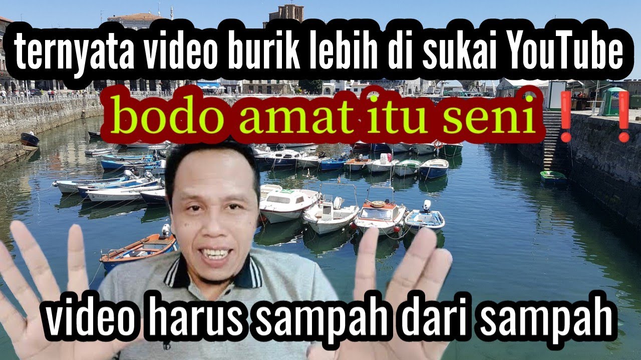 ternyata lebih mudah berkembang dengan video burik - YouTube