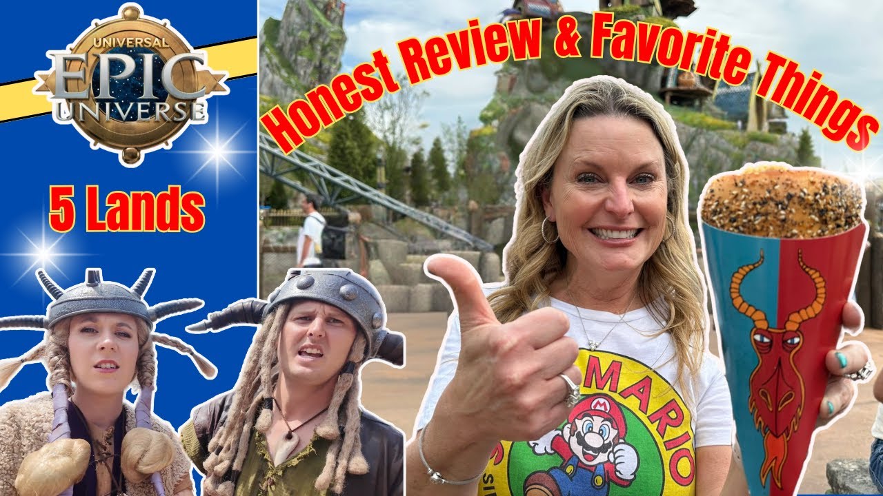 Universal EPIC UNIVERSE | Full REVIEW Tour and GUIDE | My Favorite Foods| TIPS Dragons Mario ...
