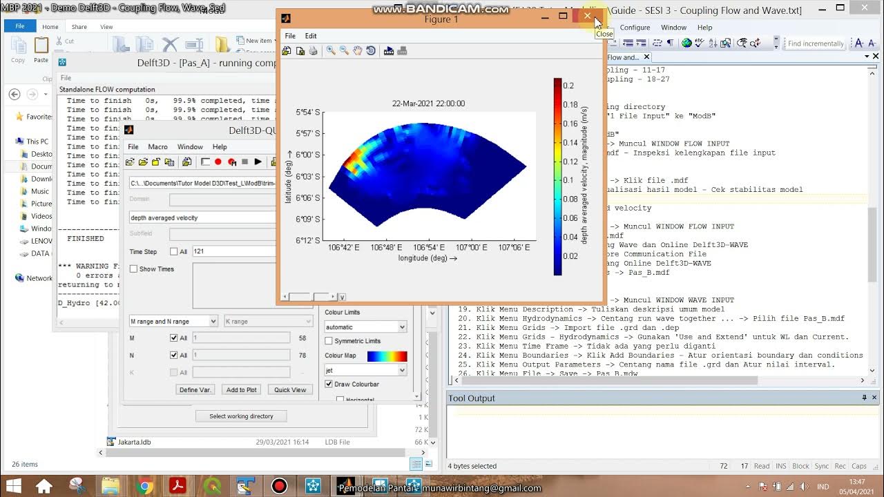 S3 (Part 2/3) | Delft3D Tutorial - Coupling Pasut (Flow) + Gelombang (Wave) - YouTube
