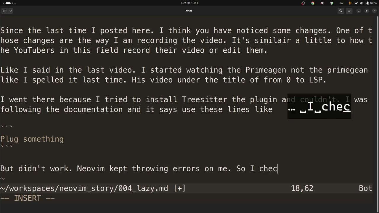 Neovim Plugins: Switching to Lazy and Fixing Treesitter Errors! 🚀 - YouTube