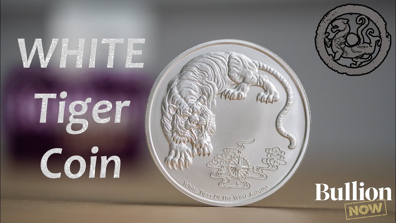 White Tiger Of The West Silver Coin - Four Guardians - YouTube