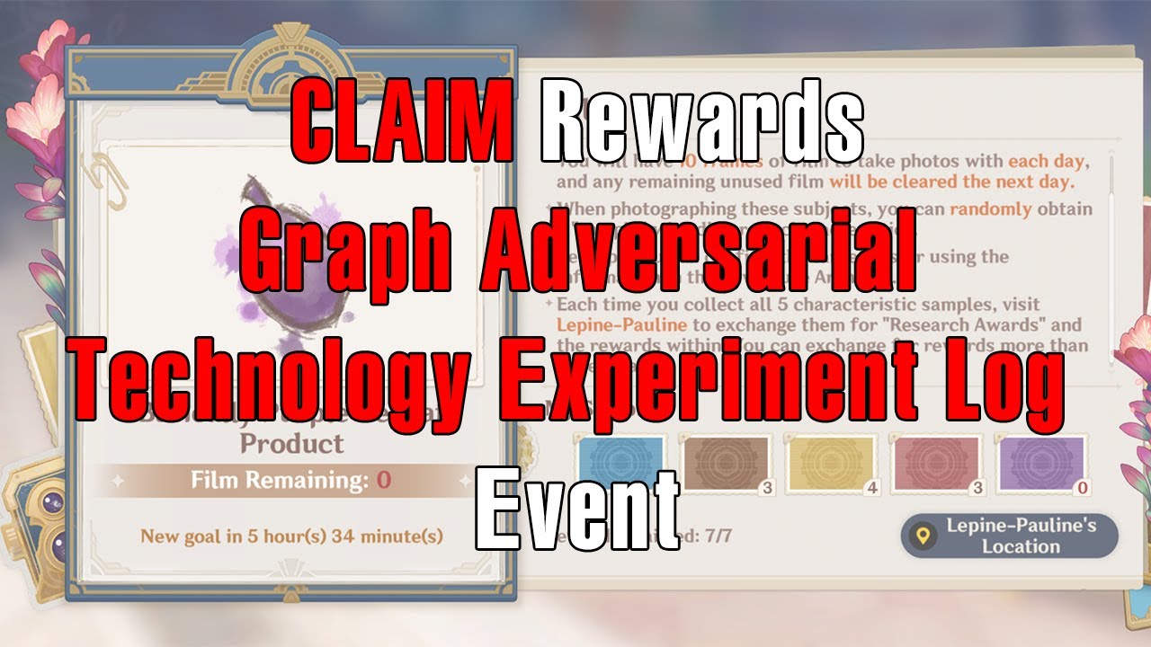 Genshin Impact │ Claim Rewards Graph Adversarial Technology Experiment ...