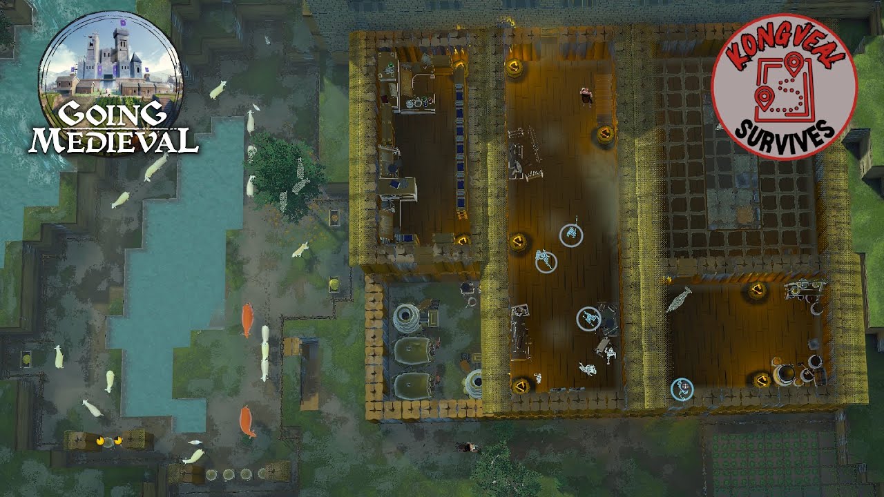 Medieval Village 7: Working On The Workshop | Going Medieval - YouTube
