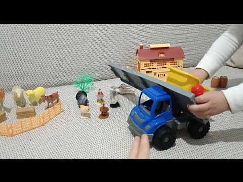 ÇİFTLİK HAYVANLARI VE TRAKTÖR - Hayvan sesleri - çiftlik hayvanları - eğitici çocuk videoları -funny