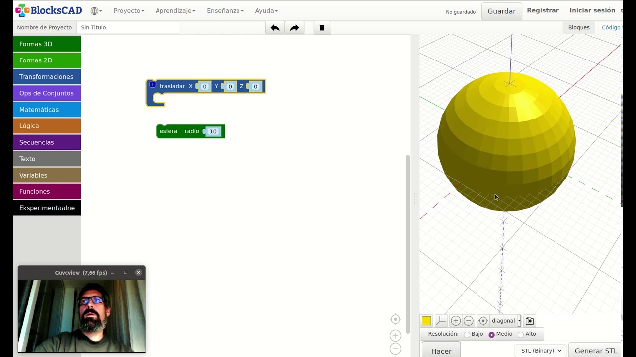 Iniciación al diseño 3D con Blokscad 1/? - YouTube
