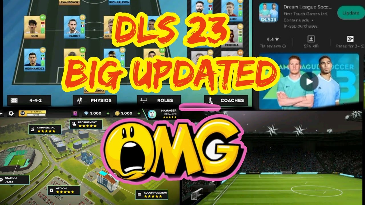DLS 23 New Update | DLS 23 New Player Rating | Dls 23 All problem Solve ...