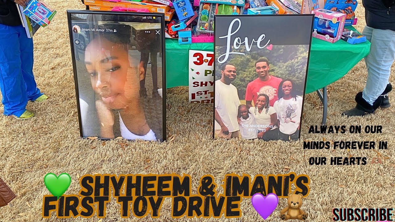 VLOGMAS DAY 14 SHYHEEM & IMANI'S 1ST TOY DRIVE 💜💚 *CLICKBAIT MUST WATCH ...