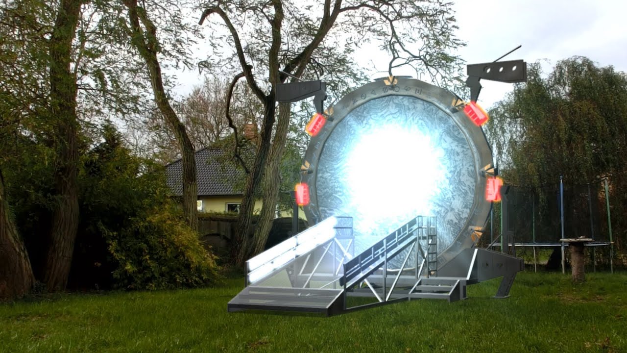 Stargate in real Life - green screen effect with template - free use ...
