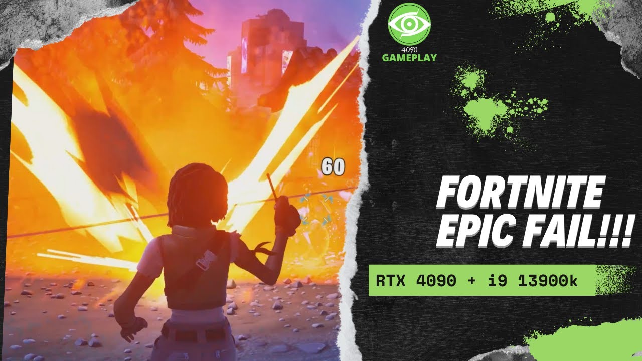 Fortnite Killed By Low Card Fail in 4K on 4090 - YouTube