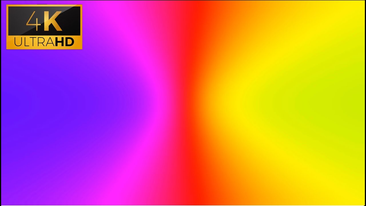 4K RGB Color Test - Ambilight Color - Pixel Refresh Test - YouTube