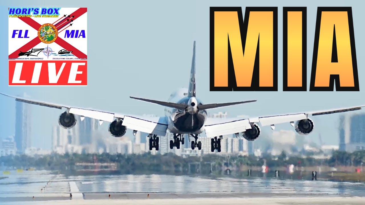 🔴 LIVE | MIA Plane Spotting at Miami International Airport | December ...