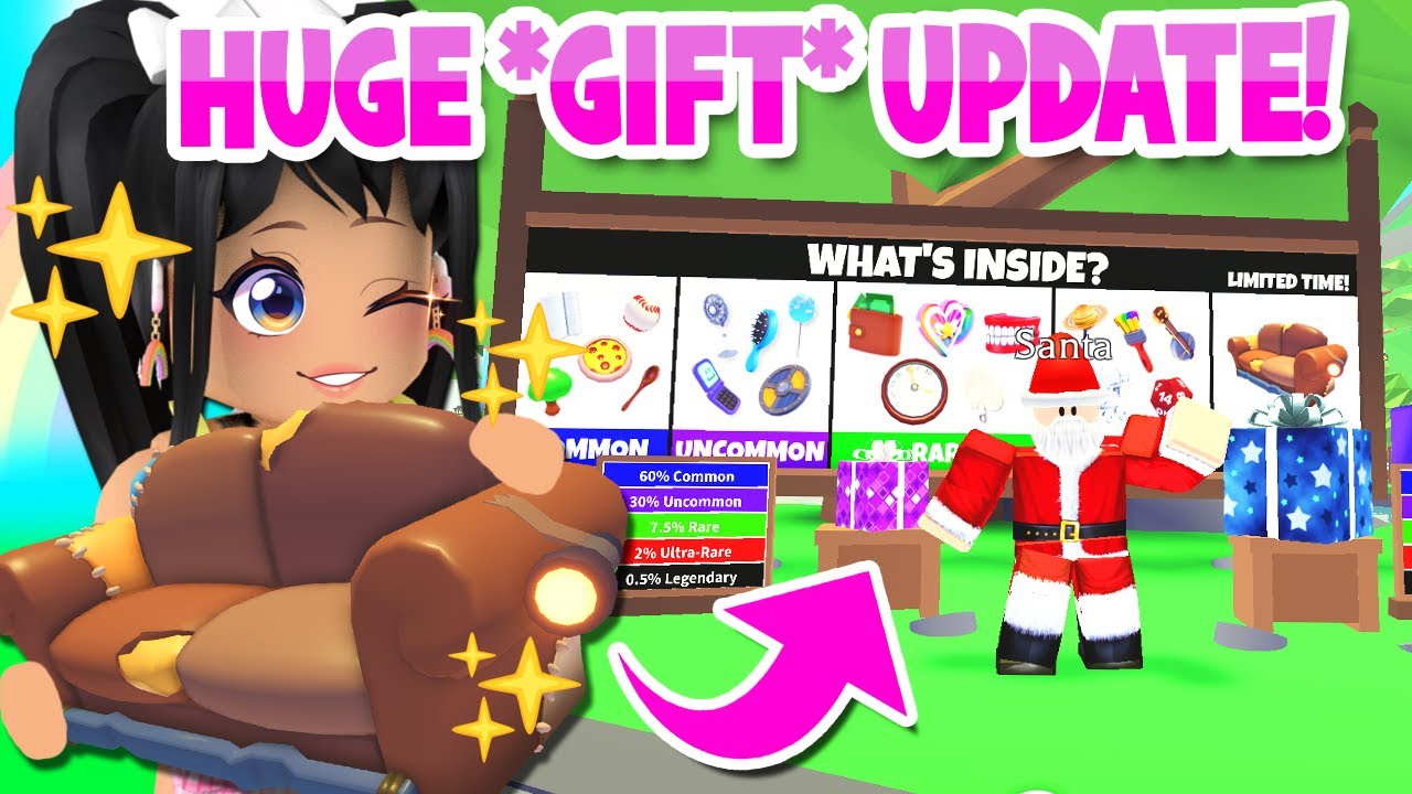 *IT'S HERE* HUGE *GIFT & PET ACCESSORIES* UPDATE in Adopt Me! (roblox ...