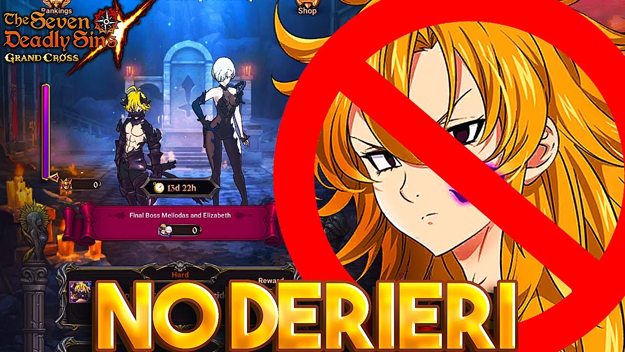 HELL FINAL BOSS MELIODAS AND ELIZABETH NO DERIERI!! (JERICHO STRAT ...