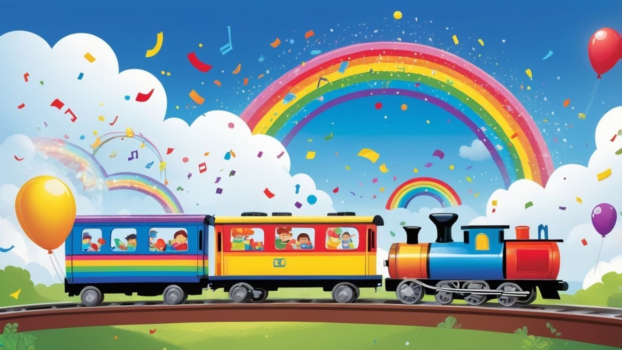 The Shape Train 🚂 | Fun Shapes Song for Kids | Learn Shapes with ...