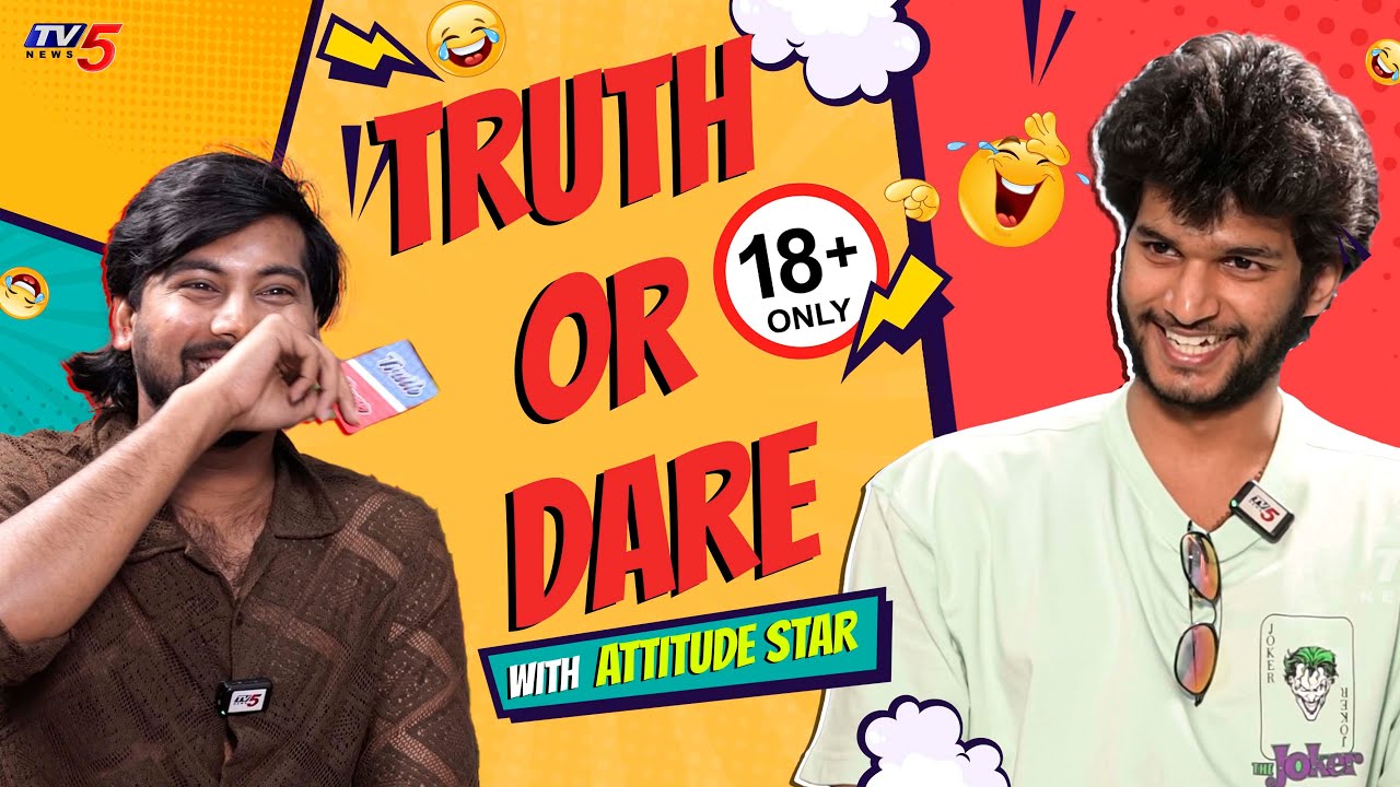 Truth Or Dare with Attitude Star Chandrahas | Hilarious Interview | TV5 ...