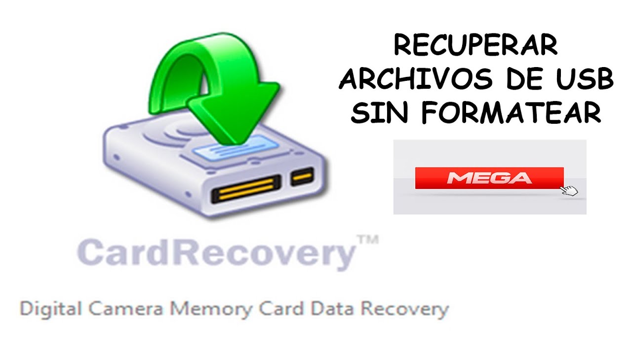 Recuperar Archivos De USB Sin Formatear - Card Recovery |MEGA| 2018 ...